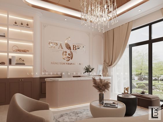 Retail's Stylish Spa Reception Desk — M2 Retail