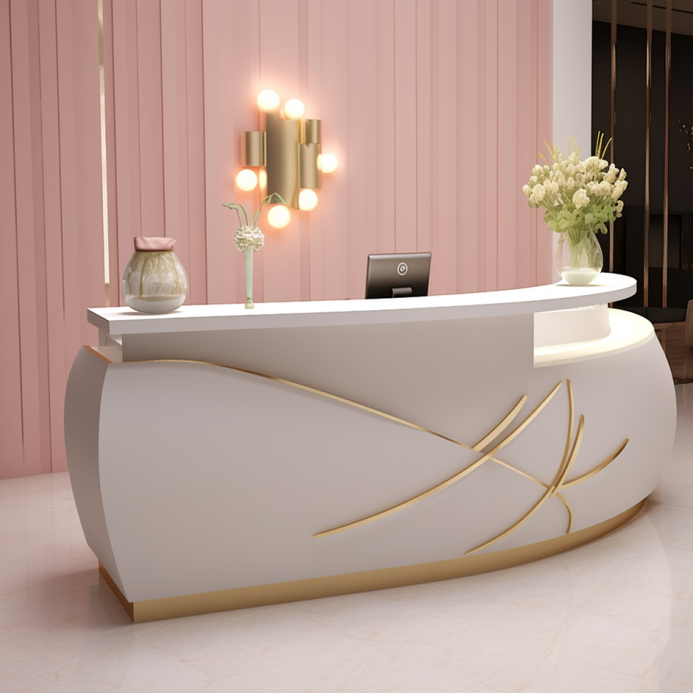 Functional and Stylish: Reception Desk Inspiration for Beauty Salons ...