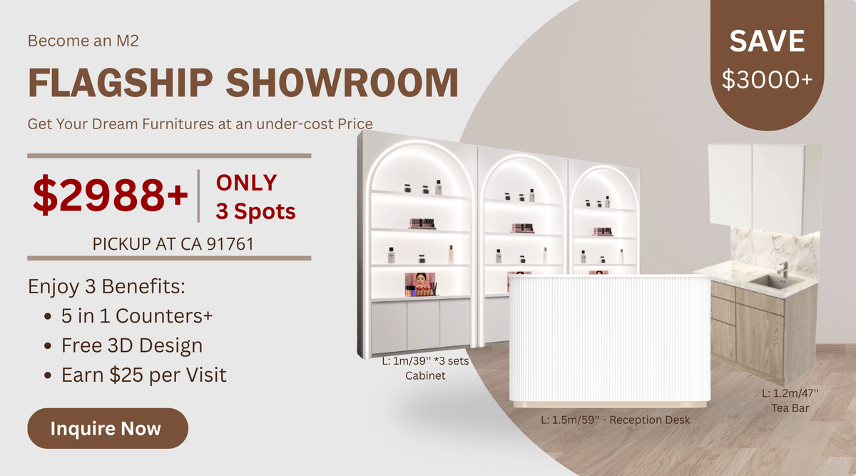 Elevate Your Salon with Our Flagship Showroom Deal — M2 Retail