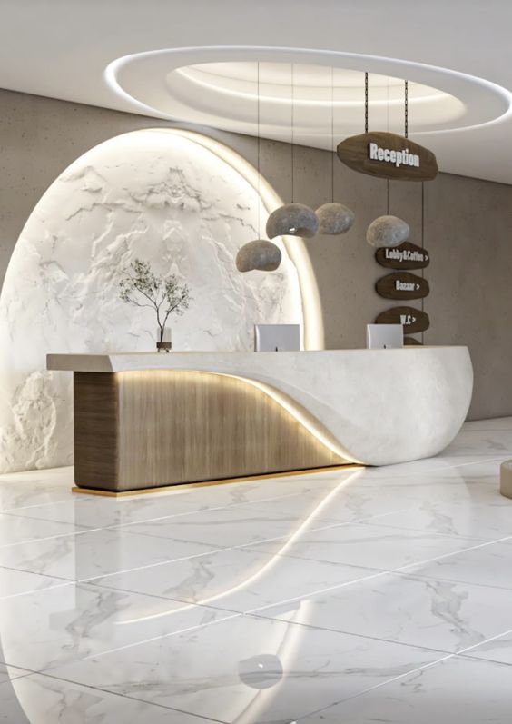 Customizing Your Office Reception Desk to Reflect Your Company's Brand ...
