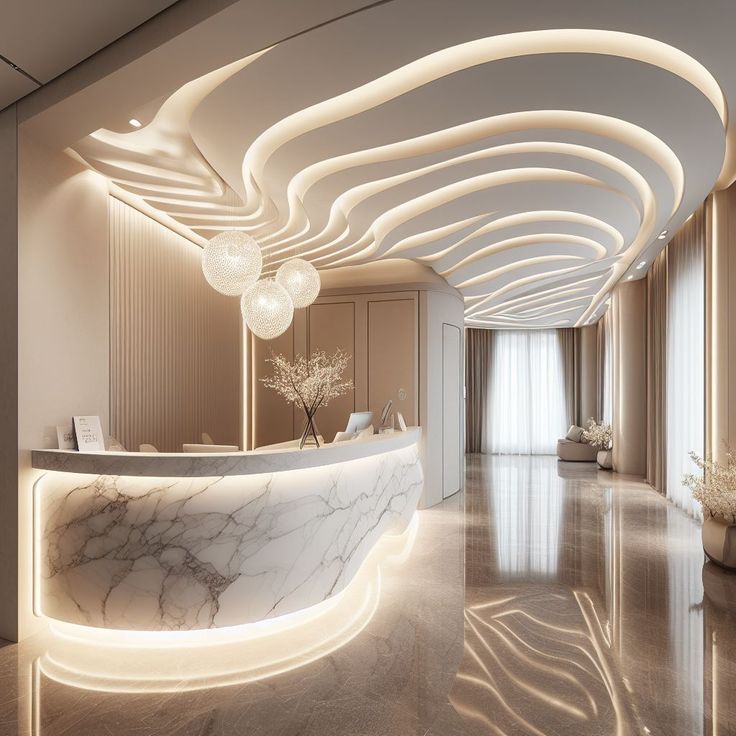 How a Well-Designed Reception Desk Can Boost Your Salon's Business — M2 ...