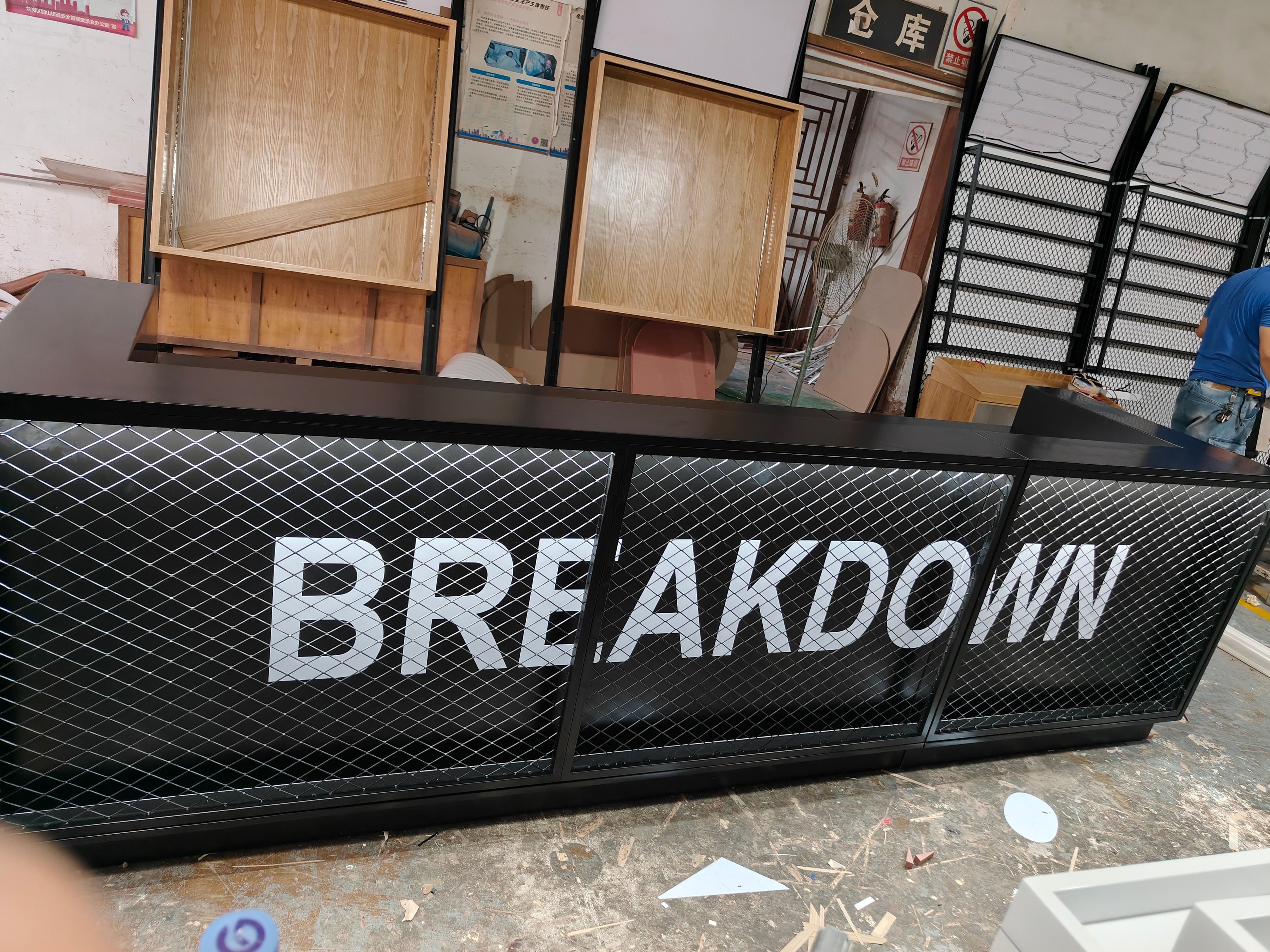 Customized Reception Desks for High-End Retail Stores — M2 Retail