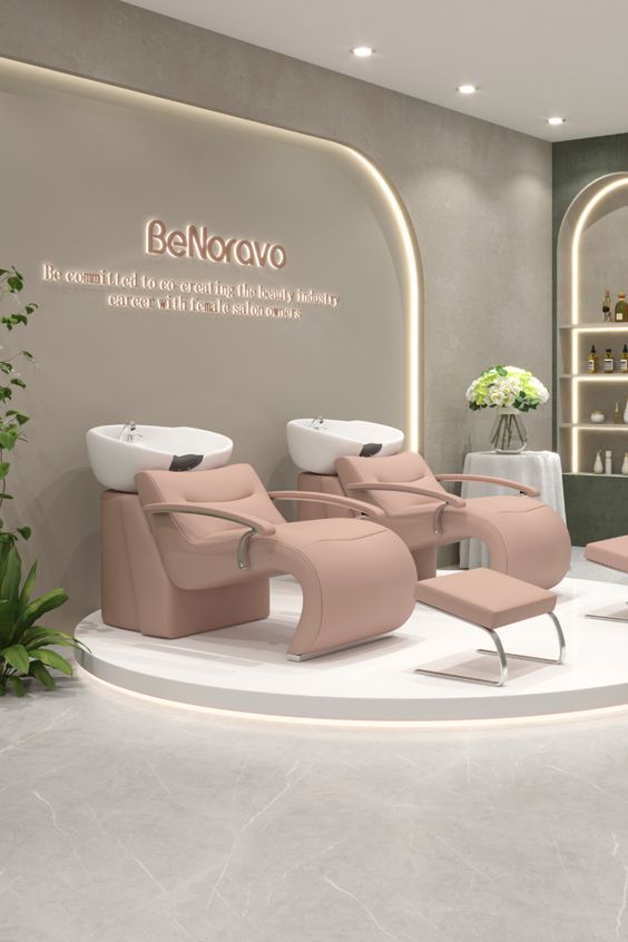 Elegant Reception Area Designs for Beauty Centers — M2 Retail