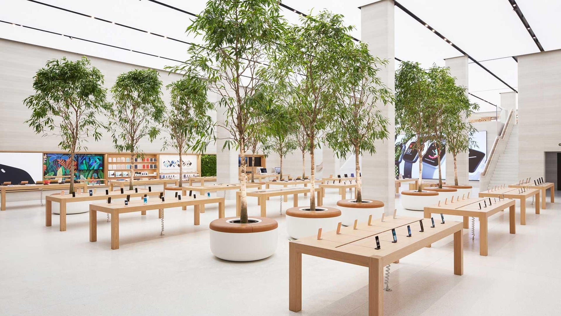 Apple unveils tree-filled Regent Street store by Foster + Partners - M2 ...