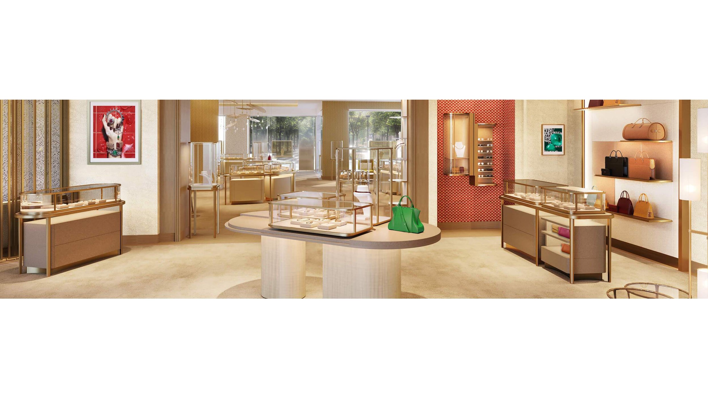 Cartier Luxury jewelry shop design - M2 Retail