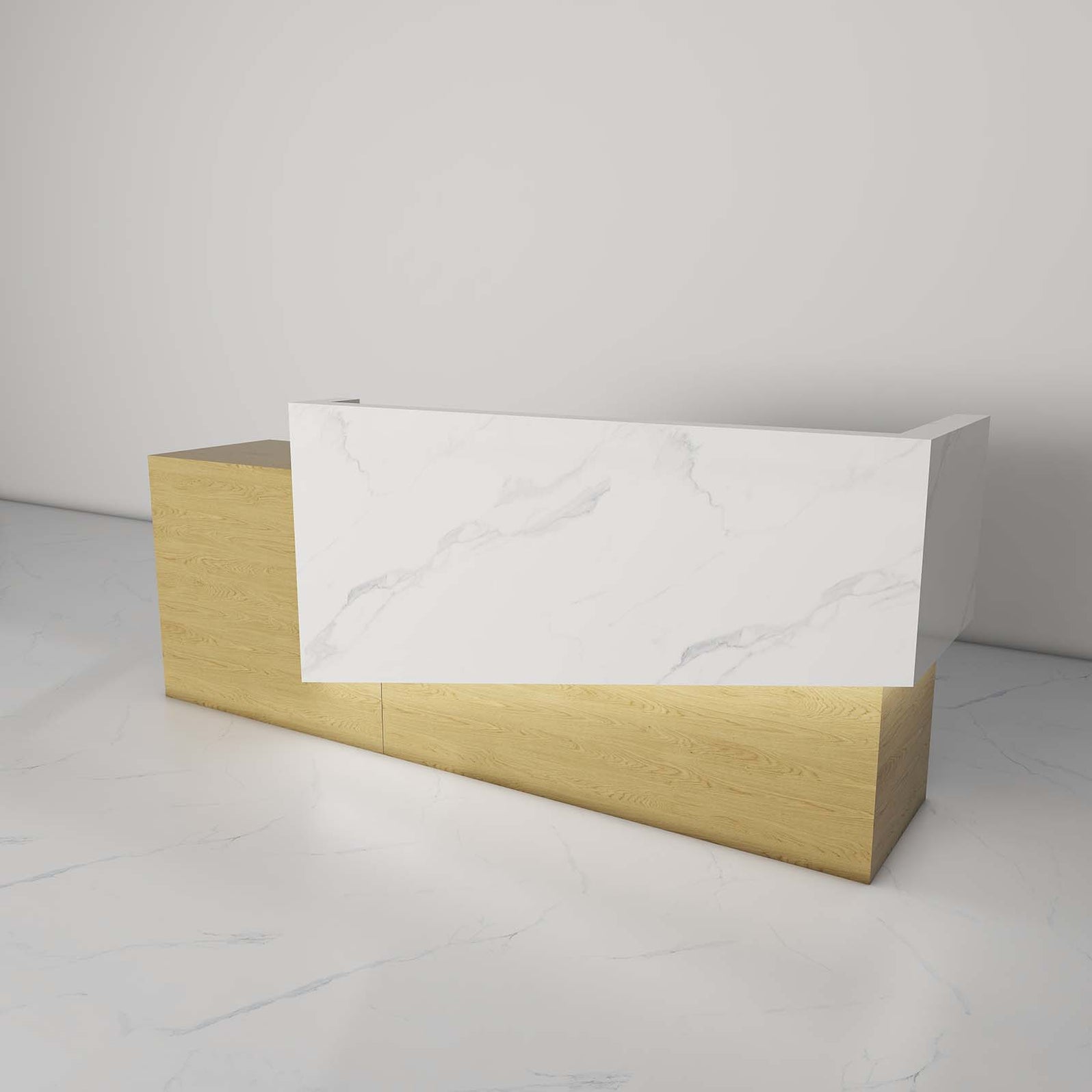 Artio Marble Reception Desk of High Quality - M2 Retail