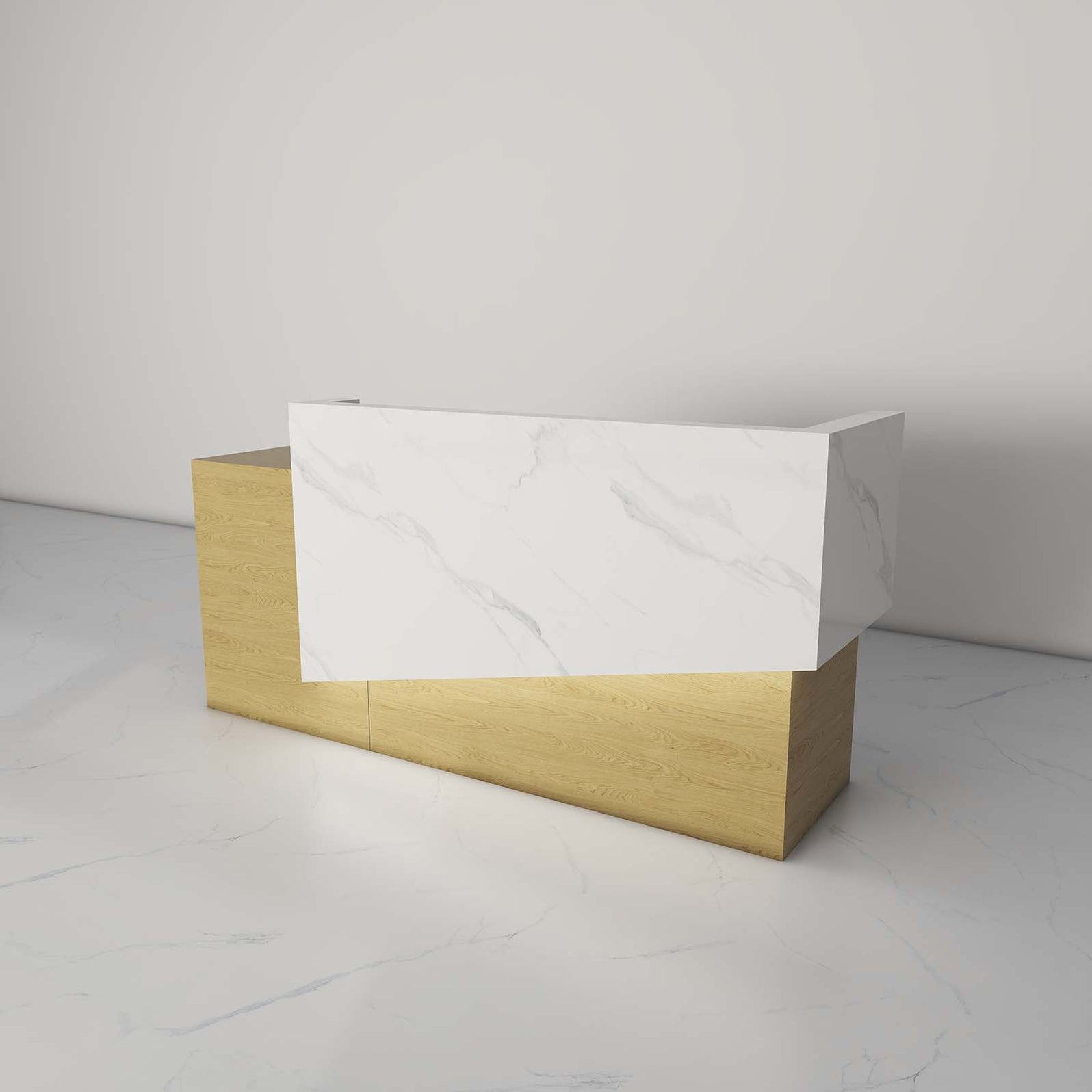 Artio Marble Reception Desk of High Quality - M2 Retail