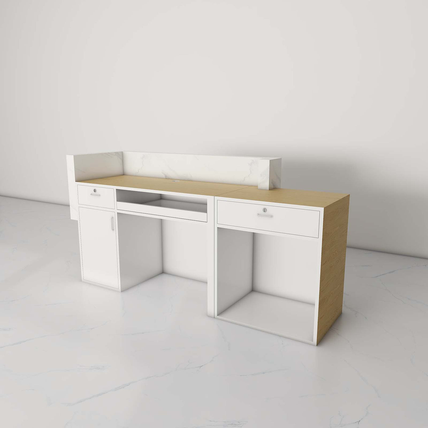 Artio Marble Reception Desk of High Quality - M2 Retail