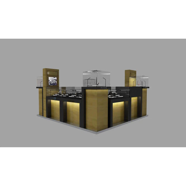 FIYTA Watch Mall Kiosk | Glass Watch Display Cabinet — M2 Retail
