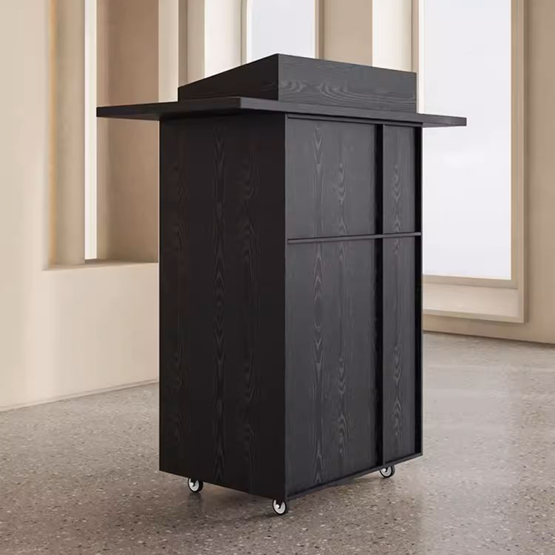 Belus Small Reception Desk with Wheels — M2 Retail