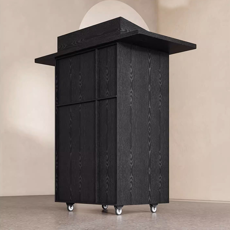 Belus Small Reception Desk with Wheels — M2 Retail