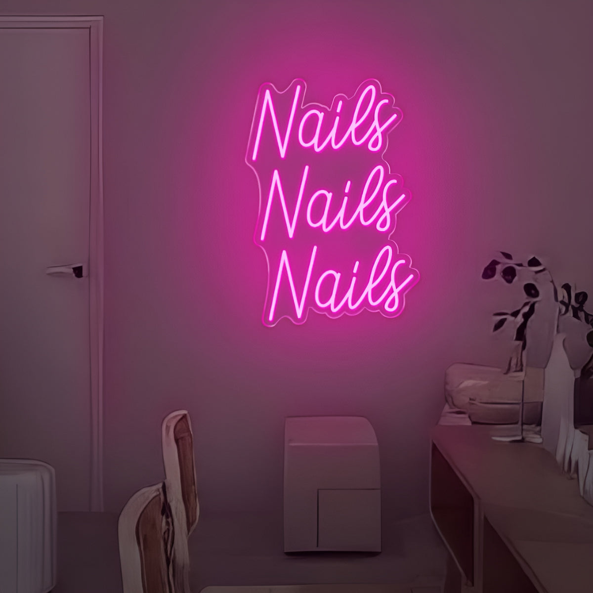 Custom Acrylic Neon Sign Board with LED Light — M2 Retail