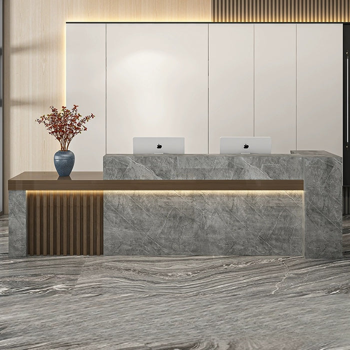 Echo Marble Reception Desk — M2 Retail
