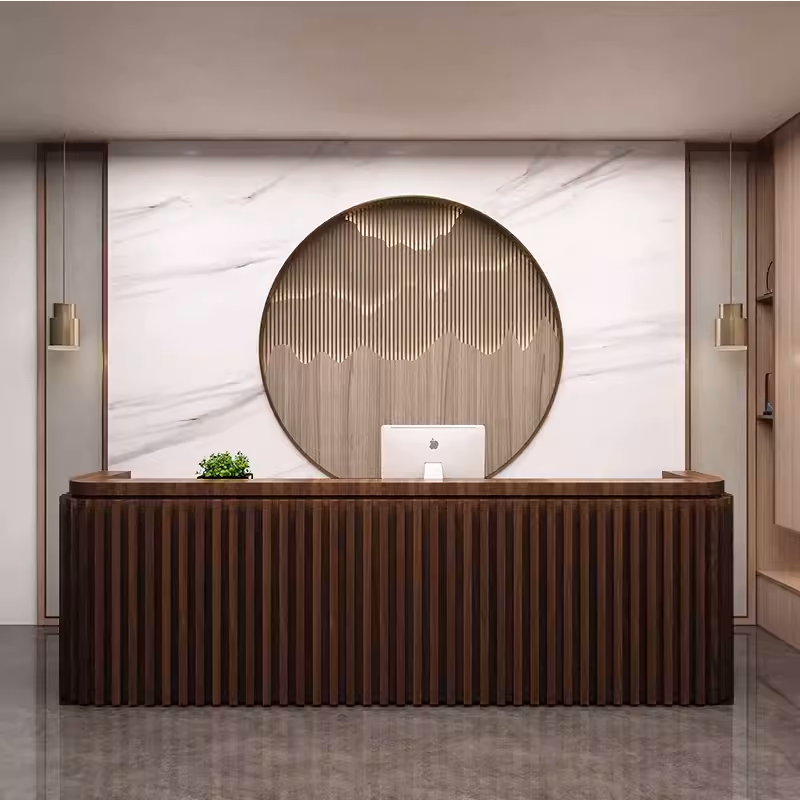Morandi Deino Custom Classic Reception Desk — M2 Retail
