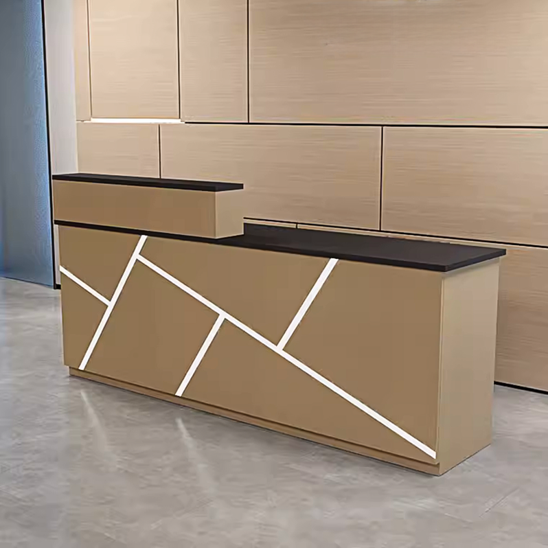 Baton Industrial Style Reception Desk — M2 Retail