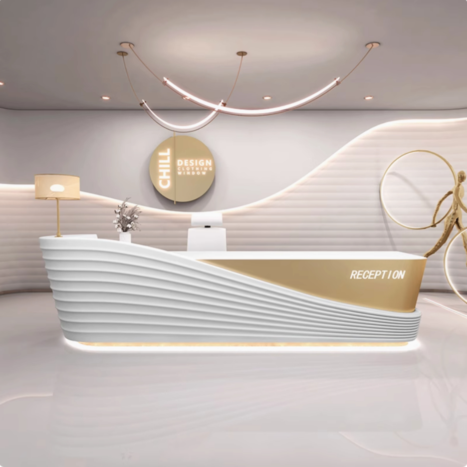 Griffin Custom Spa Reception Desk — M2 Retail