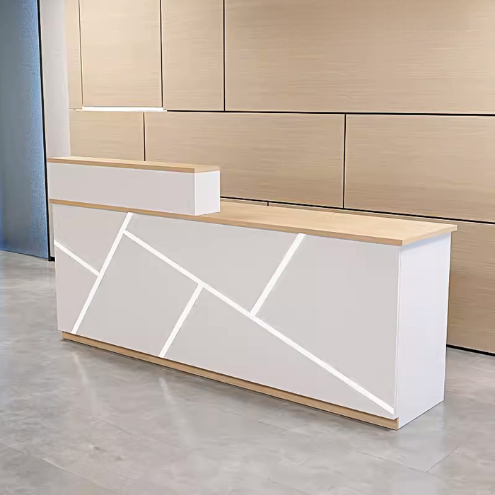 Baton Industrial Style Reception Desk — M2 Retail