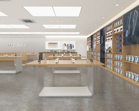 HUAWEI Wall Display Cabinet | Cell Phone Display Showcase Price — M2 Retail