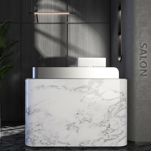 Ceres Marble Reception Desk of High Quality - M2 Retail