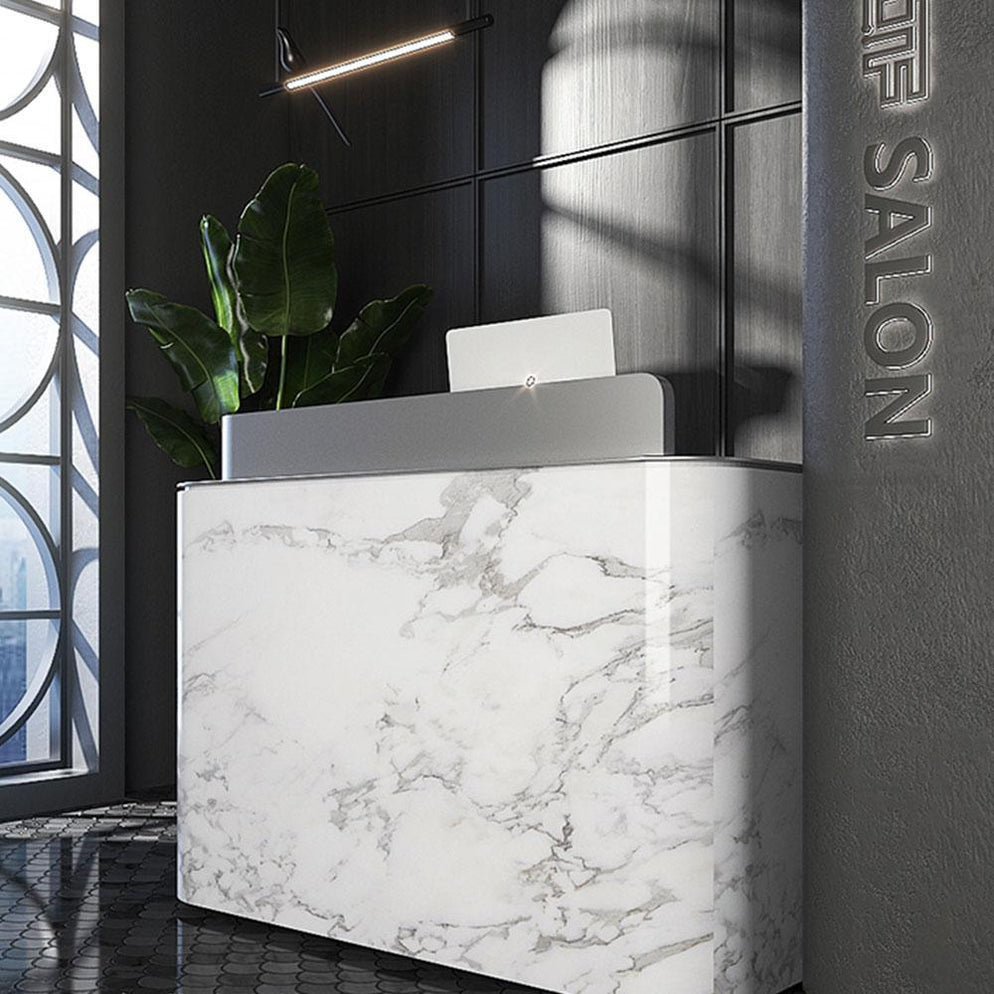 Ceres Marble Reception Desk of High Quality - M2 Retail