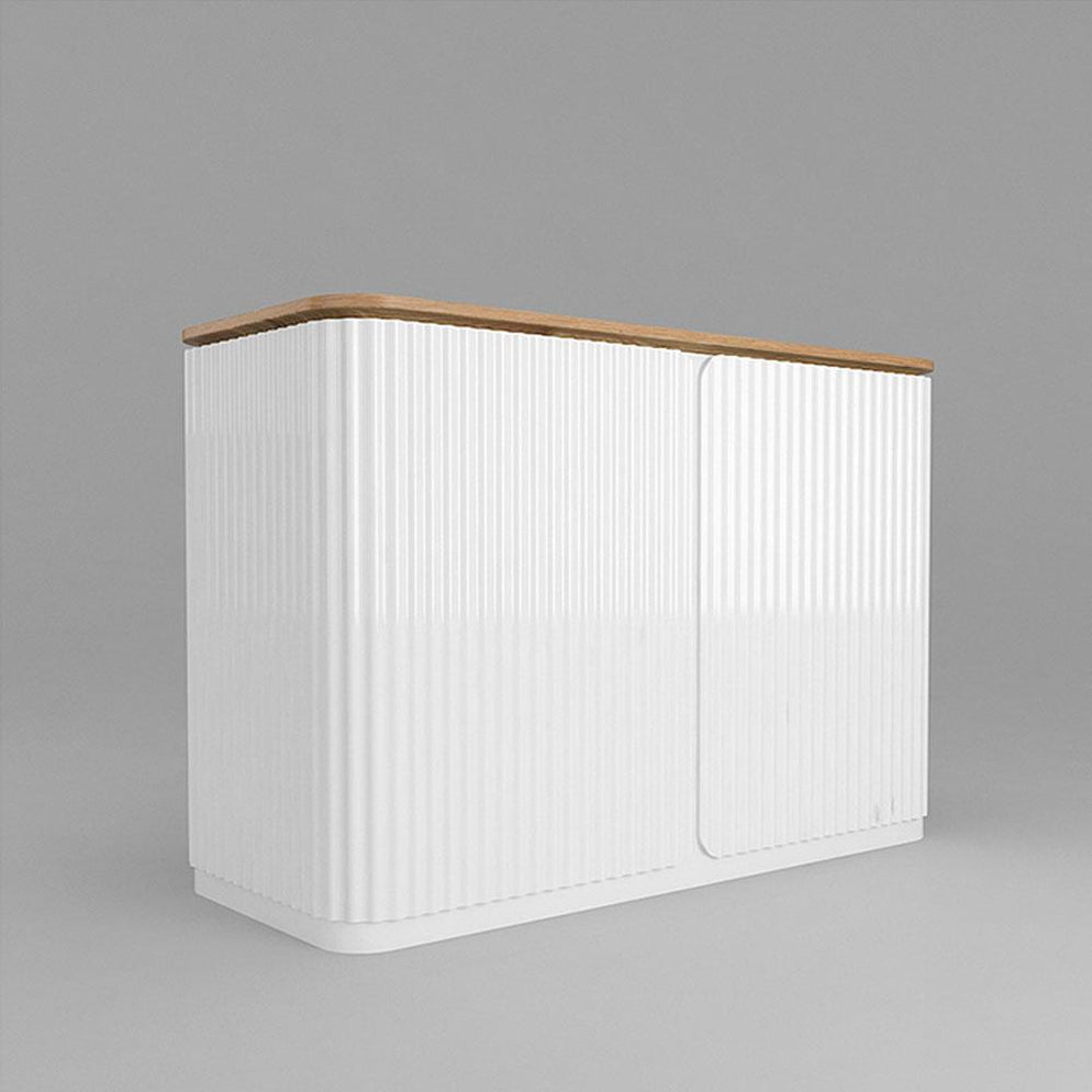 Arya Reeded Reception Desk of High Quality - M2 Retail