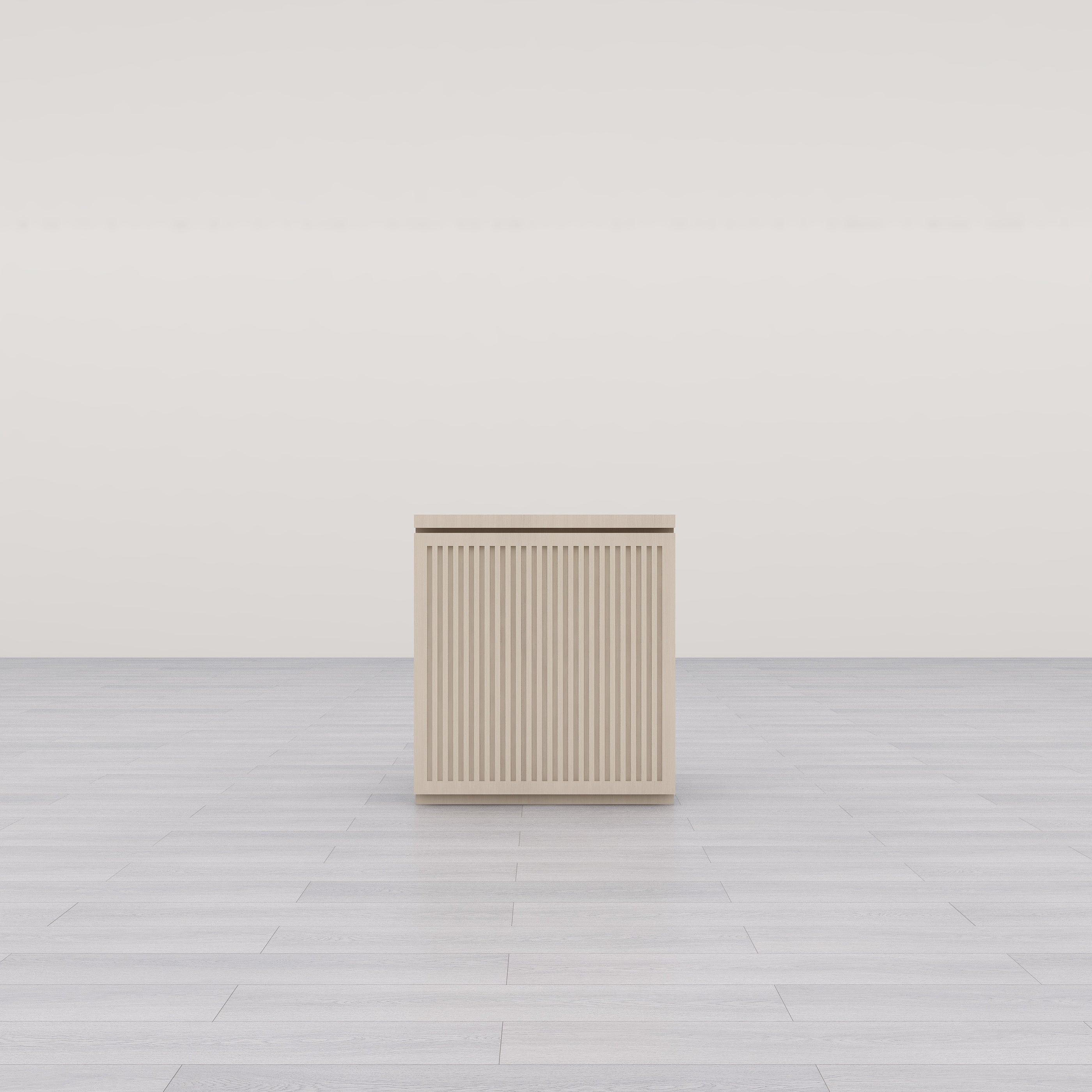Crius Timber Reception Desk Custom — M2 Retail
