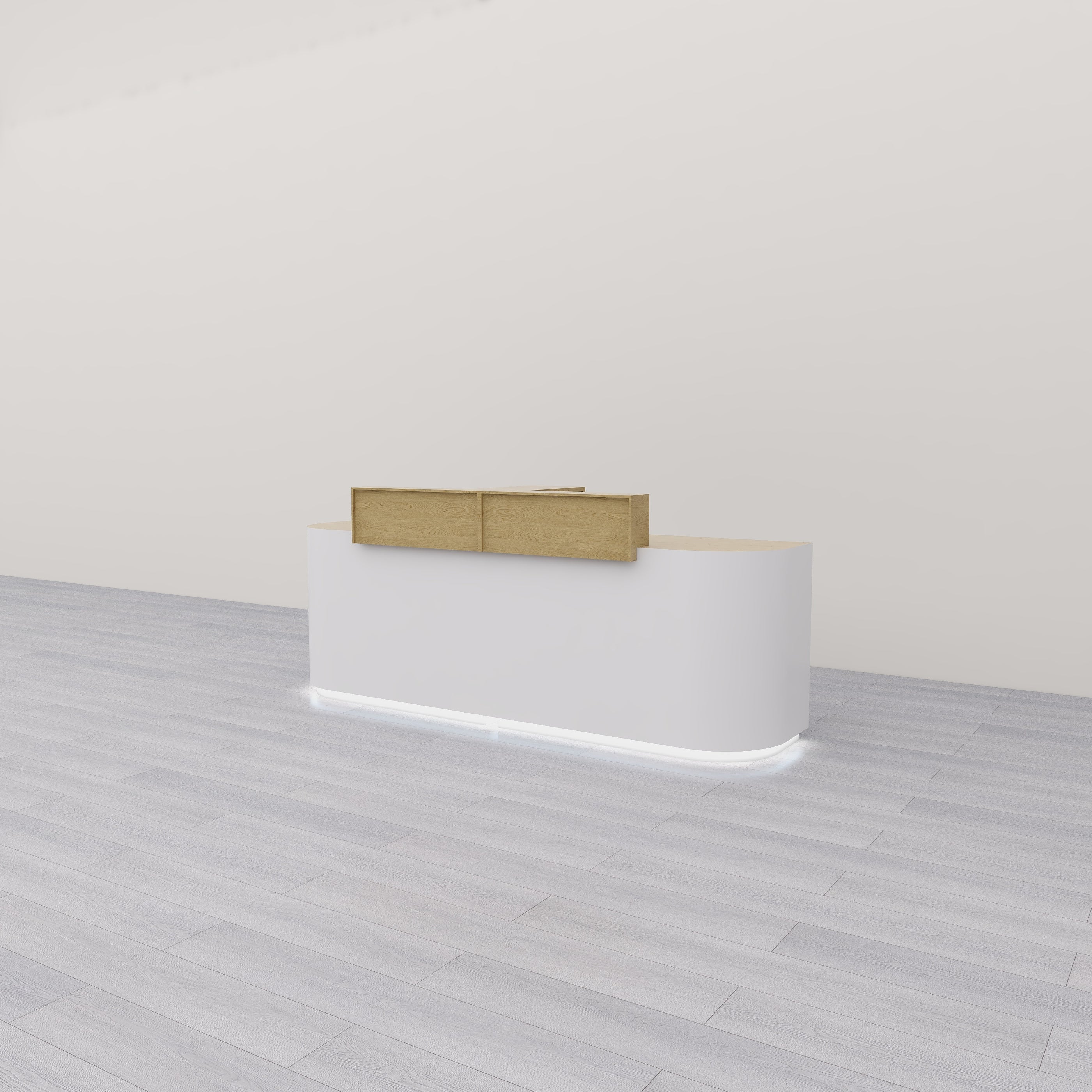 Aine Curved Reception Desk of High Quality - M2 Retail