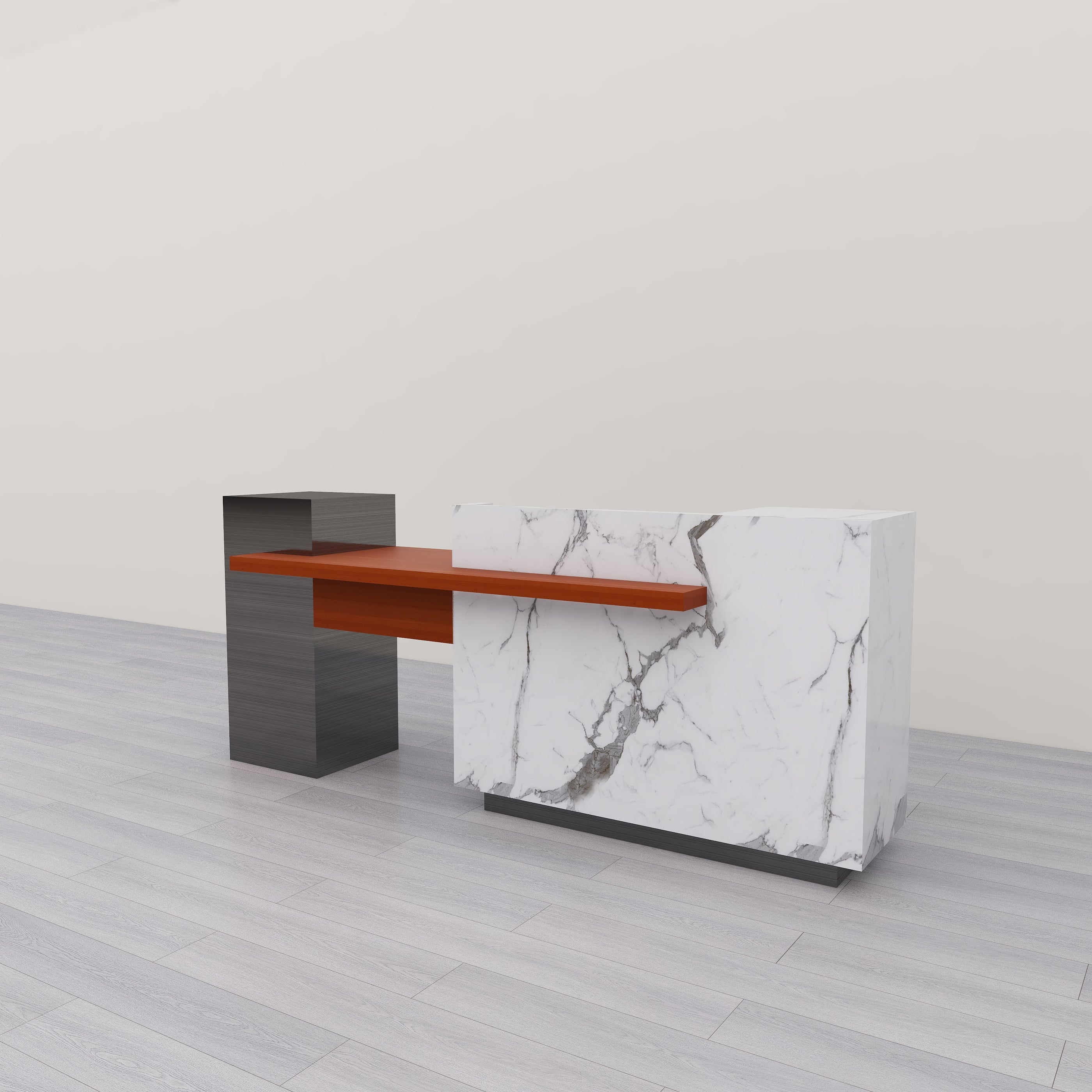 Thea Custom Reception Desk — M2 Retail