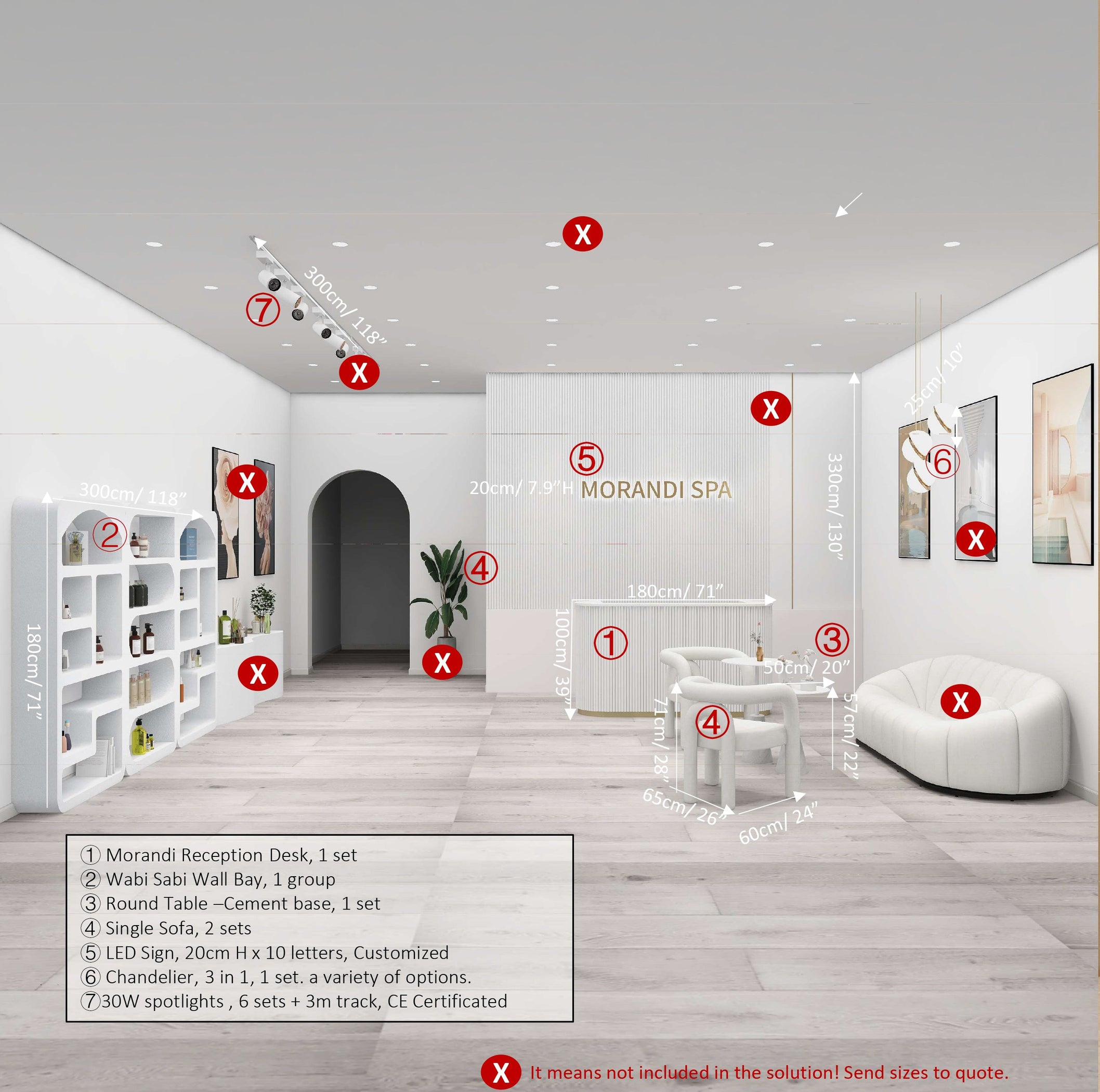 Spa/ Salon/ Beauty Clinic Retail Store Reception Solution of High ...