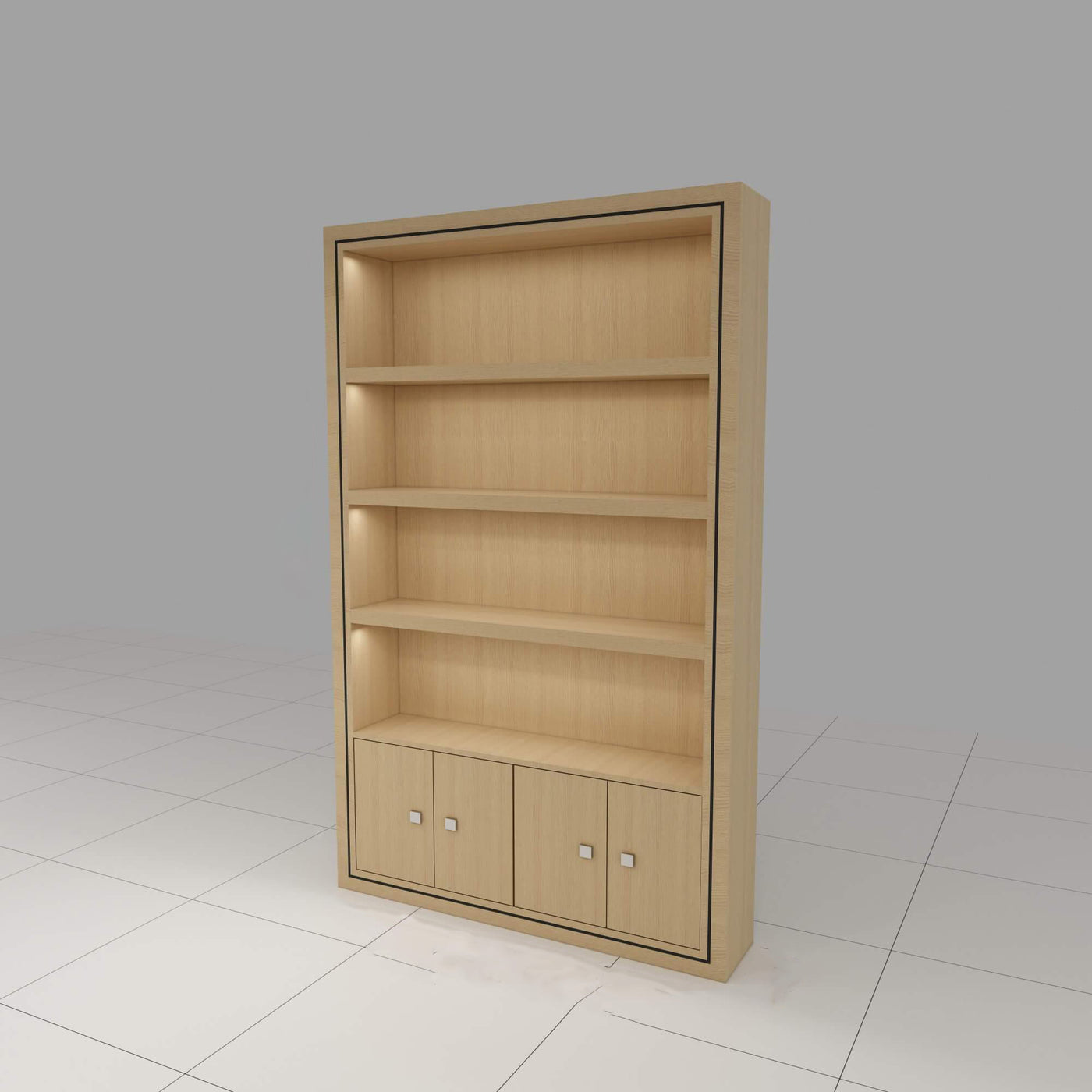 Cell Phone Store Wall Display Cabinet Shelf Hooks Headset Solution for ...