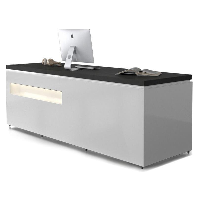 Ina White Reception Desk of High Quality - M2 Retail