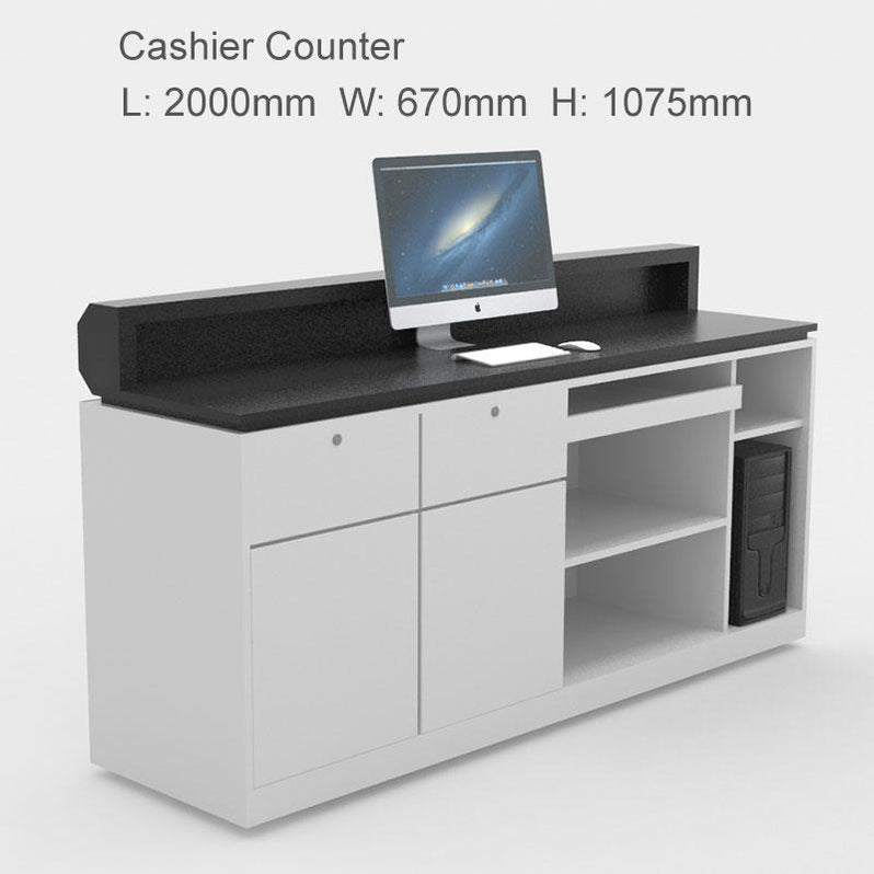 L Shaped Eris Reception Desk — M2 Retail