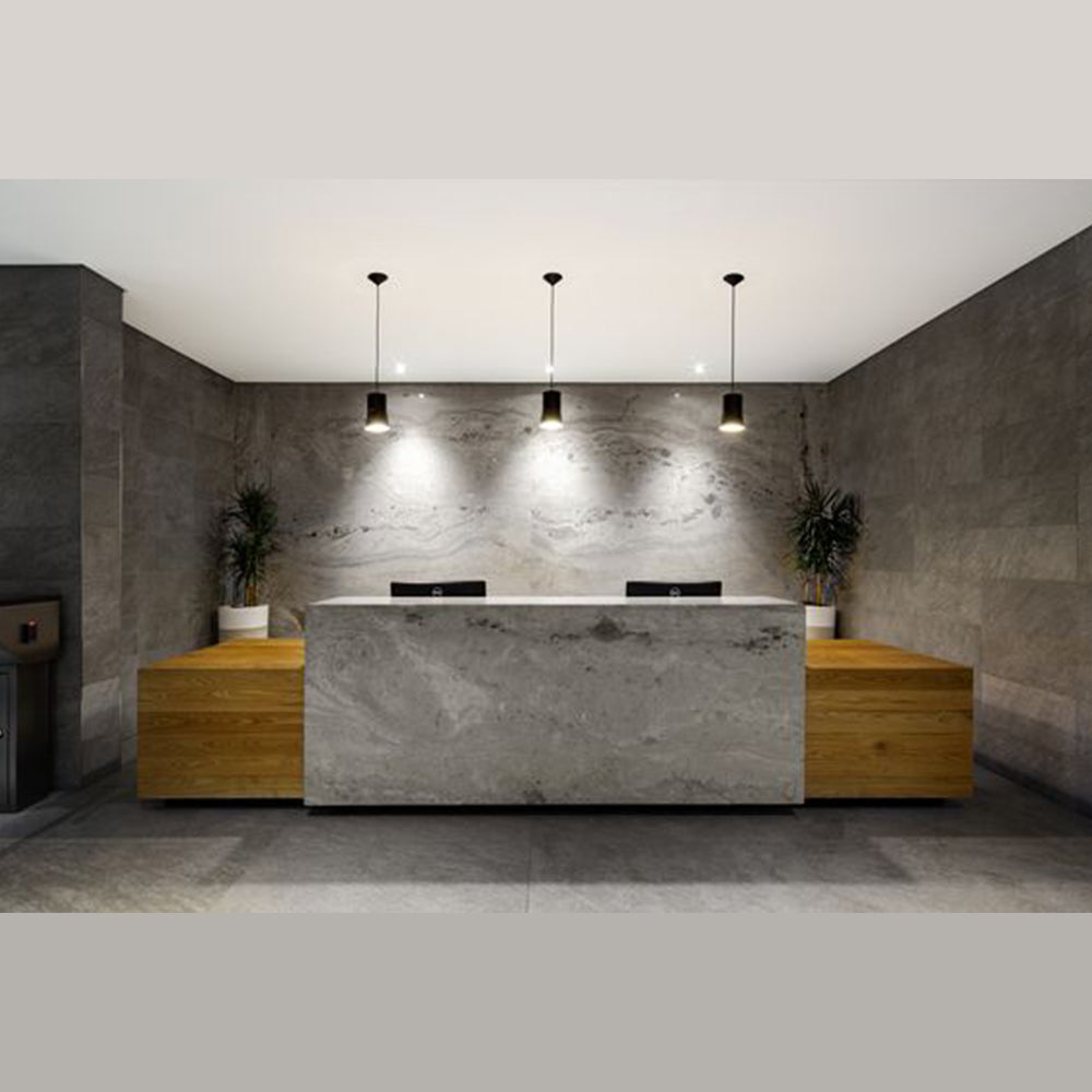 Phoebe Custom Reception Desk — M2 Retail