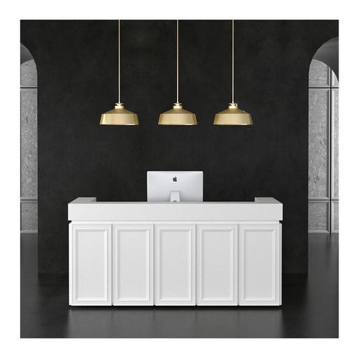 Aldo White Reception Desk of High Quality - M2 Retail