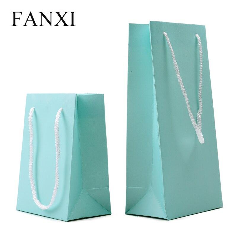 FANXI Free Shipping 10 pcs/lot Leatherette Paper Jewellery Bag for Jew ...