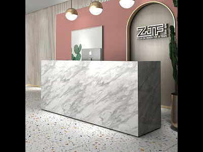 Hera Marble Reception Desk of High Quality - M2 Retail