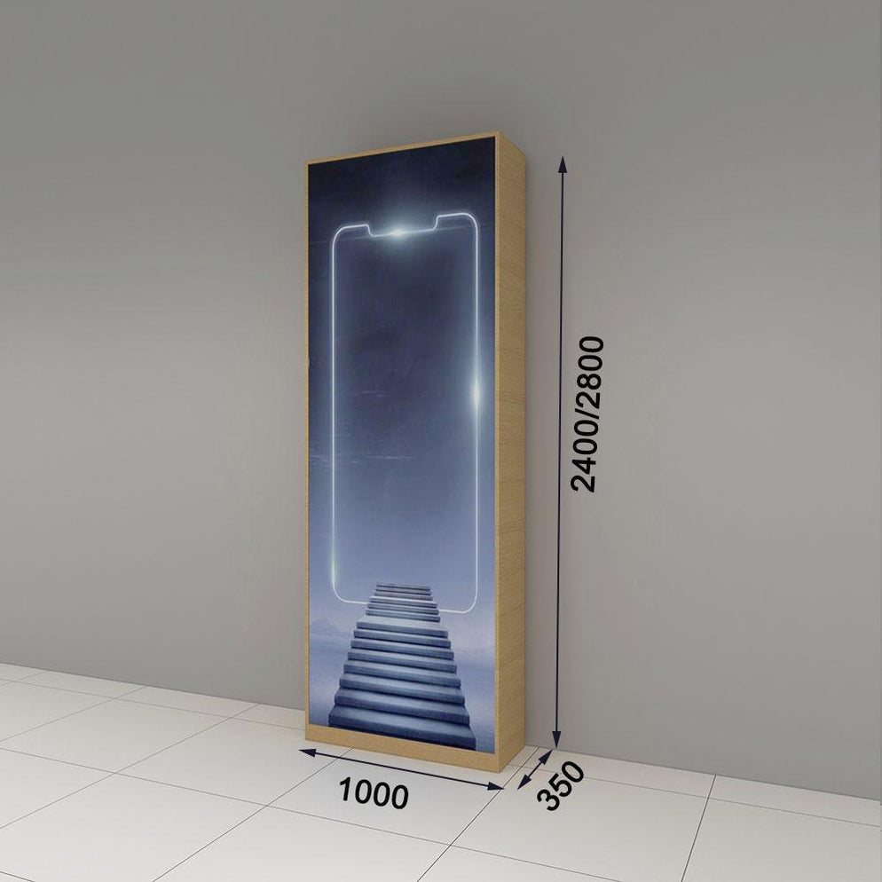 HUAWEI Wall Display Cabinet | Cell Phone Display Showcase Price — M2 Retail