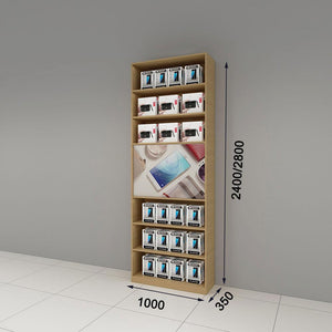 HUAWEI Wall Display Cabinet | Cell Phone Display Showcase Price — M2 Retail
