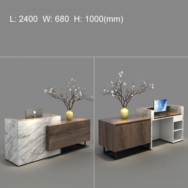 Modern Large Reception Desk for Retail Store Hotel (1.6~3m) with in Ma ...