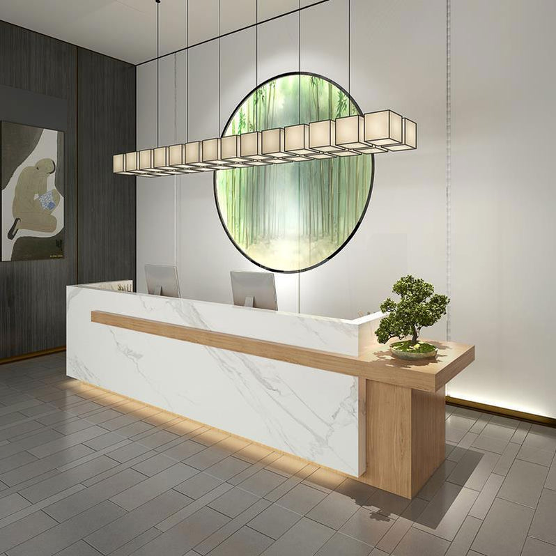 Eos Large Reception Desk of High Quality - M2 Retail