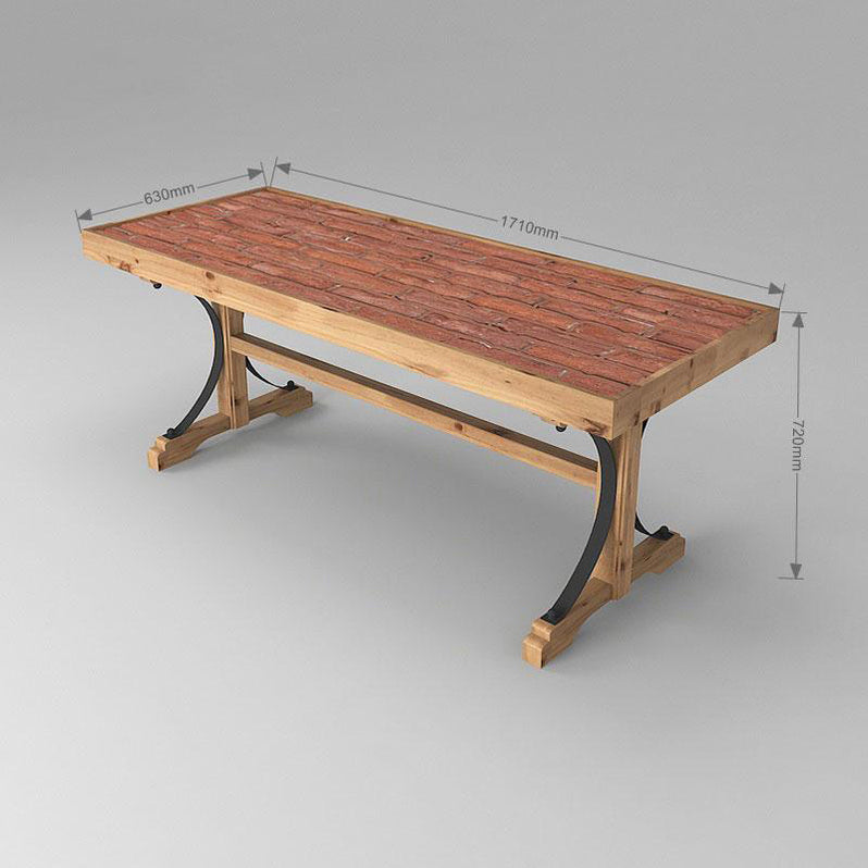 Natural Modern Style Solid Wood Shop Front Display Table Goup Design f ...