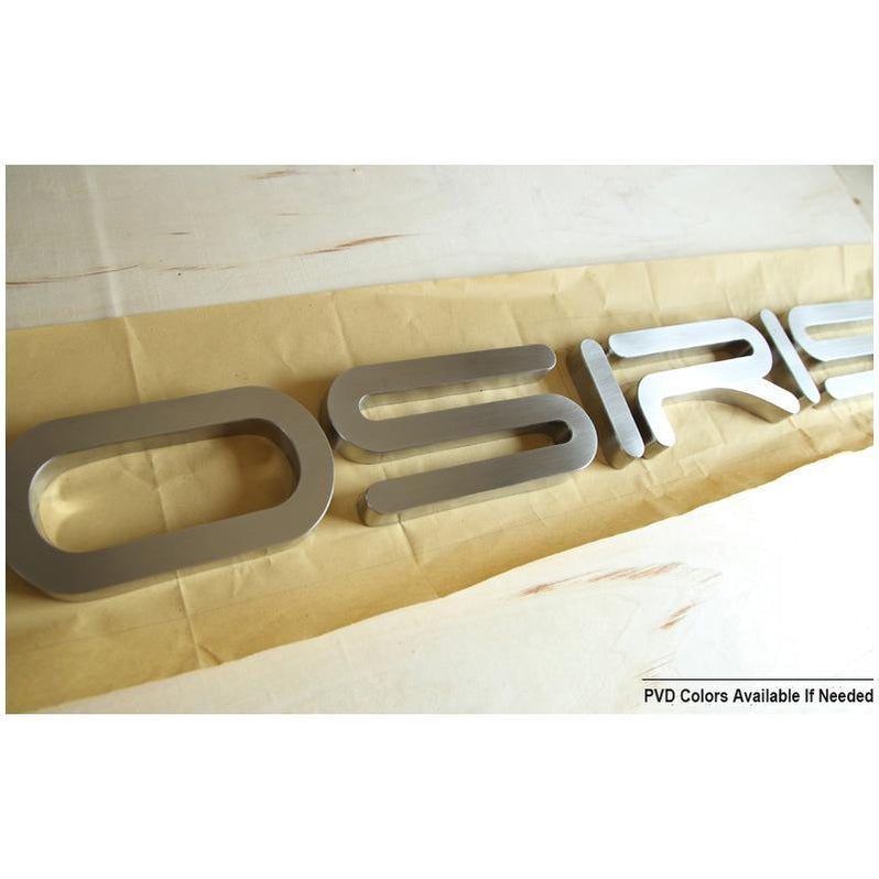 Premier Stainless Steel Letter for Reception Wall - Customized 10cm H ...