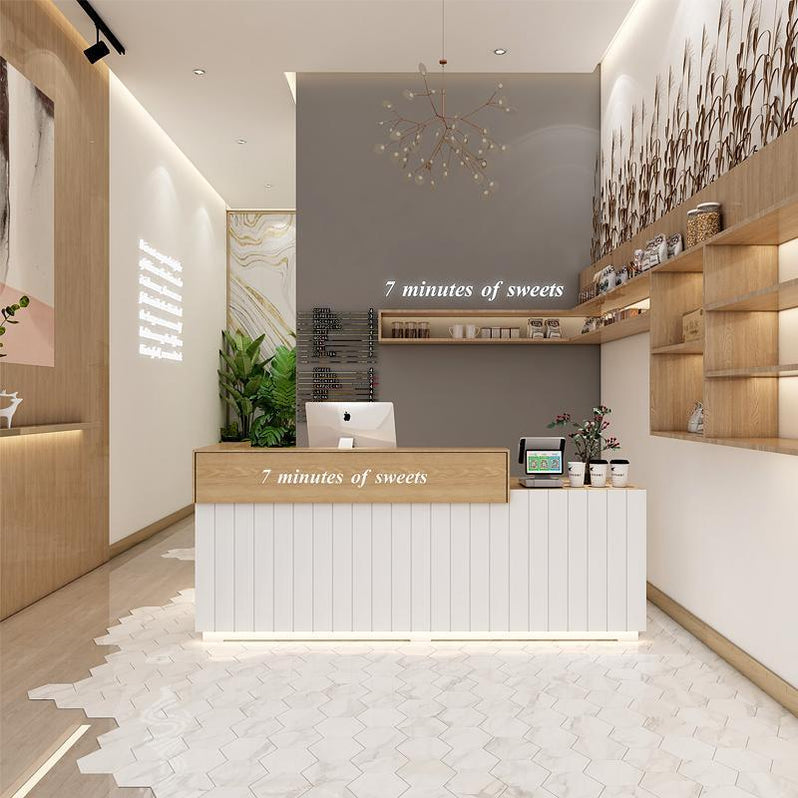 Aine Pencil Reception Desk of High Quality - M2 Retail