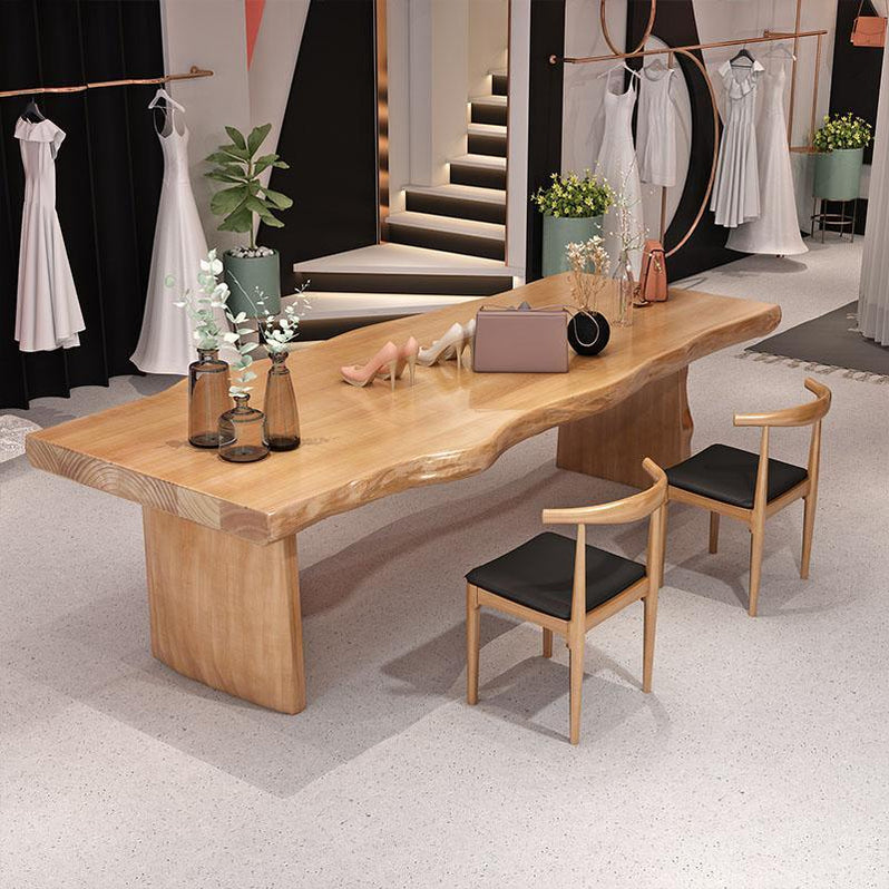 Solid Wood Fully Display Table for Boutique Retail Store - M2 Retail