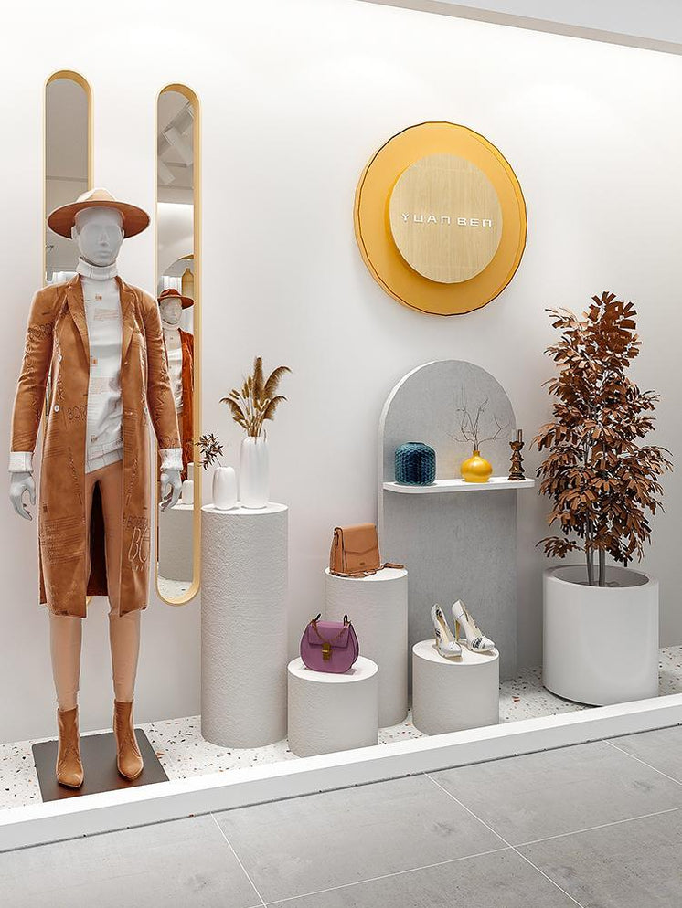 Wabi Sabi Design Window Display Unit Promotion Display for Fashion Sto ...